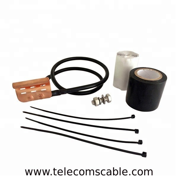 Standard Coaxial Cable Grounding Kit For 1/4 3/8 Inch Corrugated ...