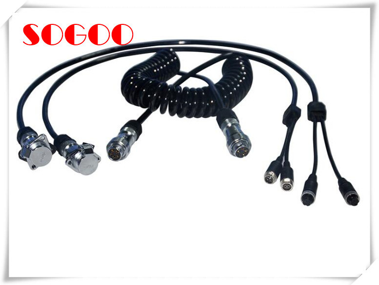 Retractable Custom Telecom Cable Assemblies Power Cord Cable Assembly ...