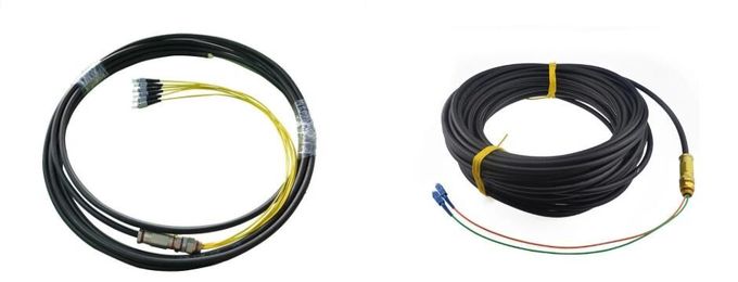 5G Waterproof Fiber Optic Cable With SC UPC Connector With Good Stability