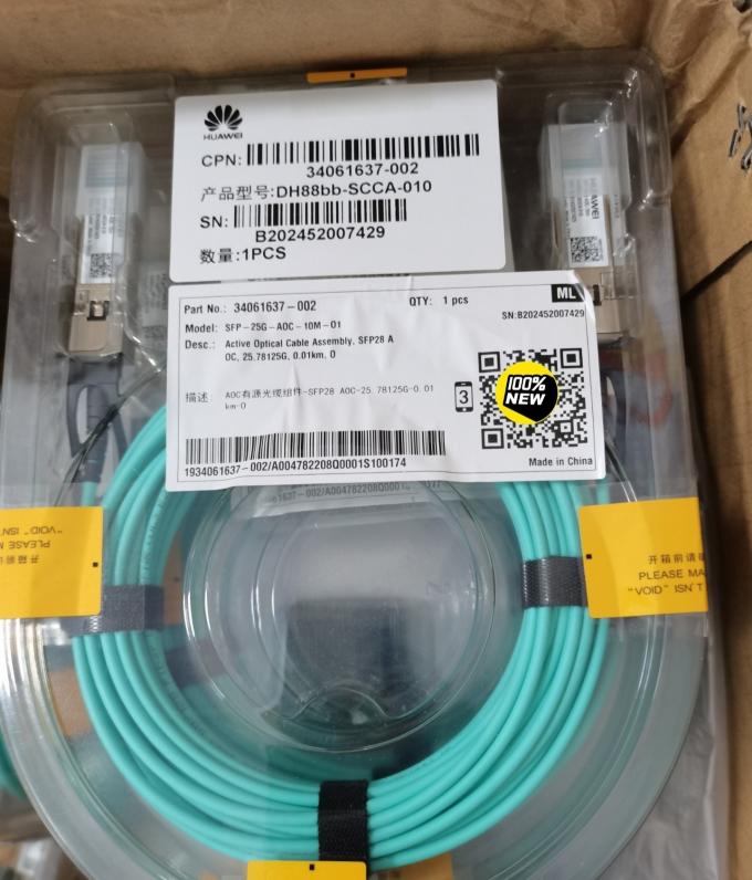 SFP-25G-AOC-10m Huawei Active Optical Cable Assembly, SFP28 AOC, 25 ...