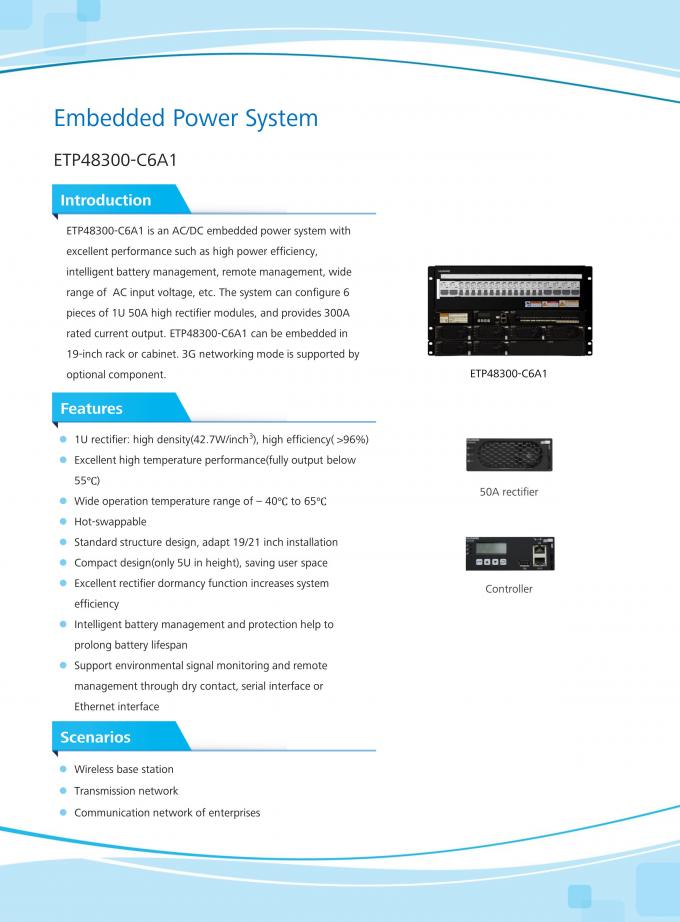 Huawei ETP48300-C6A1 Embedded Communication Switching Power Supply 300A ...