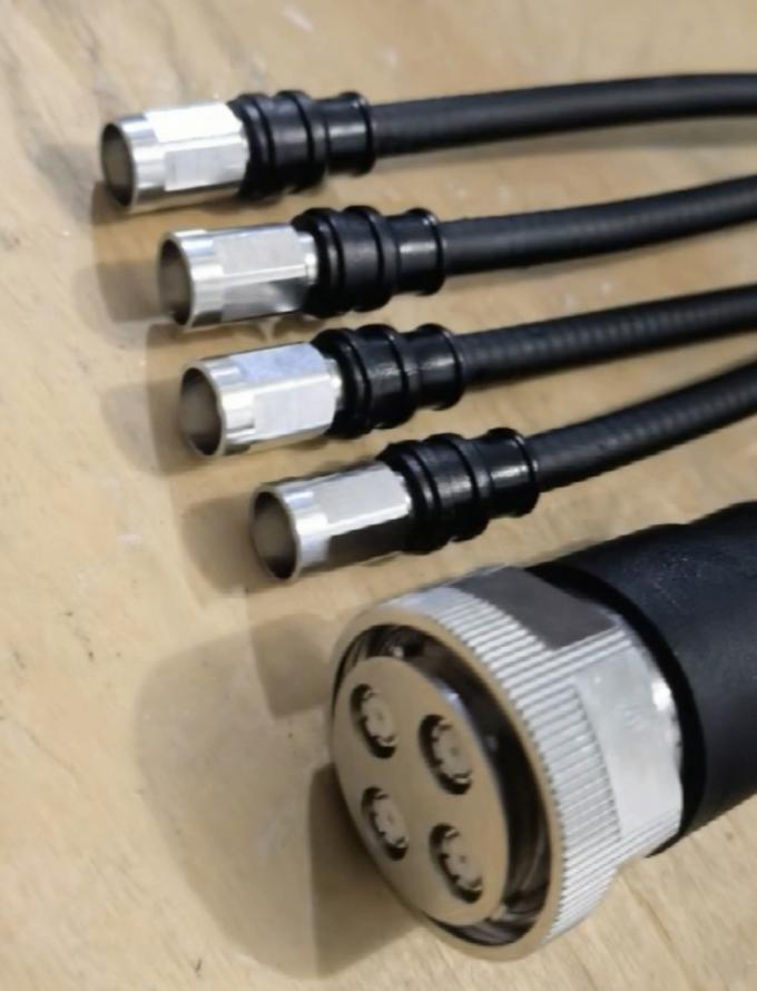 Huawei 04131960 & 04131959 MQ4 MQ5 To 4.3-10 1/4" Flex Jumper Cable Assemblies For Signal