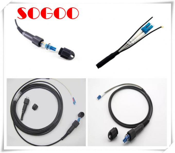 FTTA CPRI Fiber Cable DLC / PC 2A1a Waterproof Optical Cable Assembly 50m