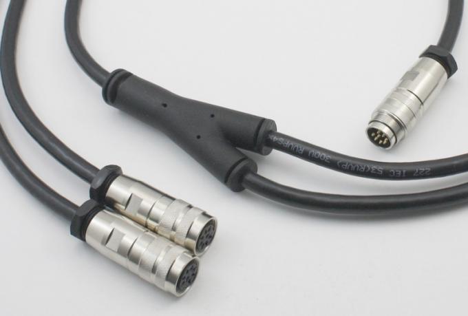 5M Length 1 To 2 AISG Control Ret Cable For RRU And RCU / Huawei ZTE