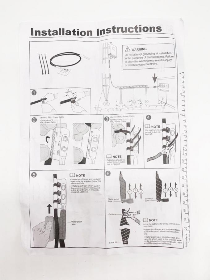 Antenna accessory Copper Banded Universal shield grounding kit for RRU ...